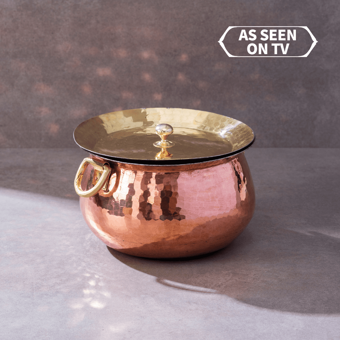 Copper Deep Bottom Cooking Pot (Copper Madurai Handi) – P-TAL ...