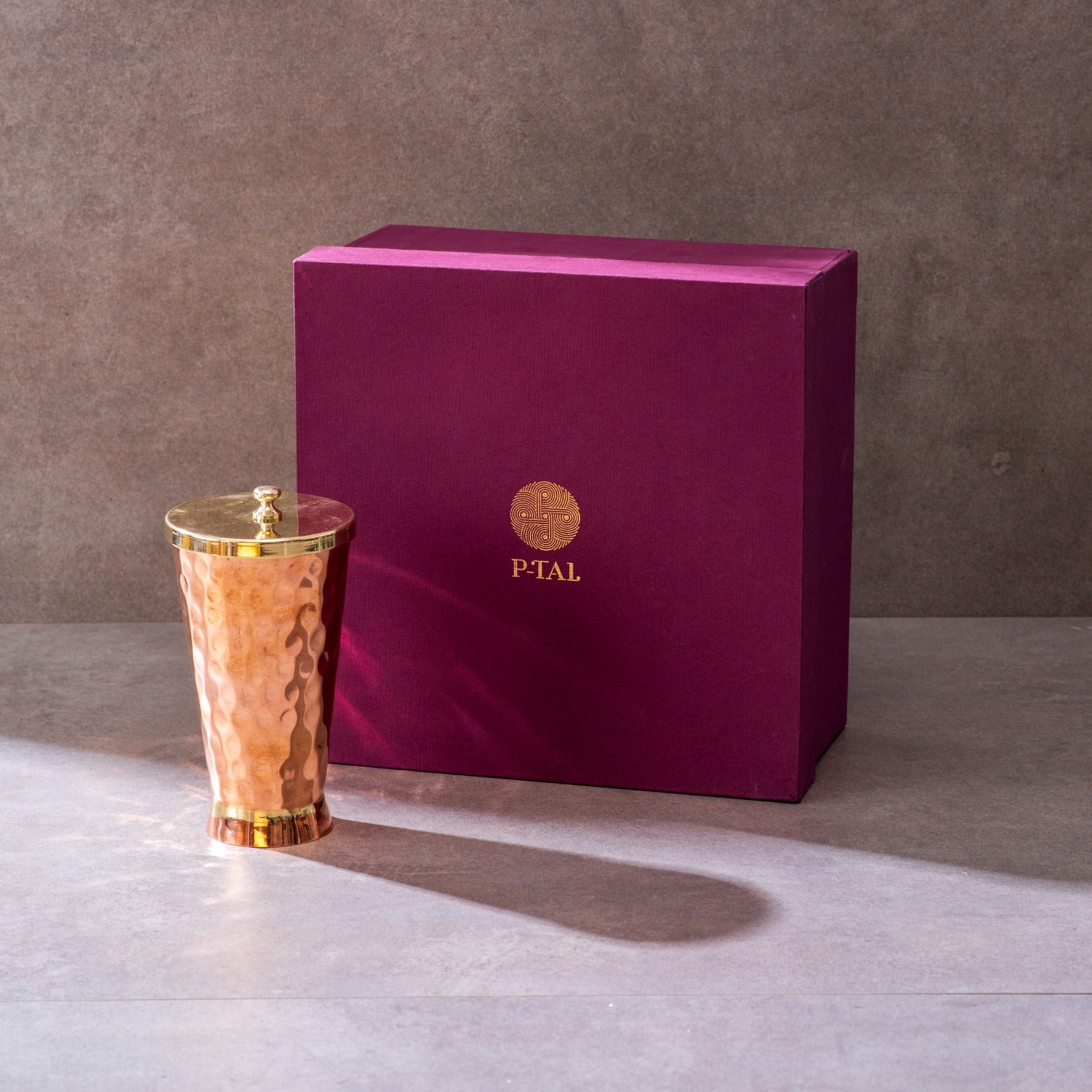 Copper Tumbler in Gift box – P-TAL