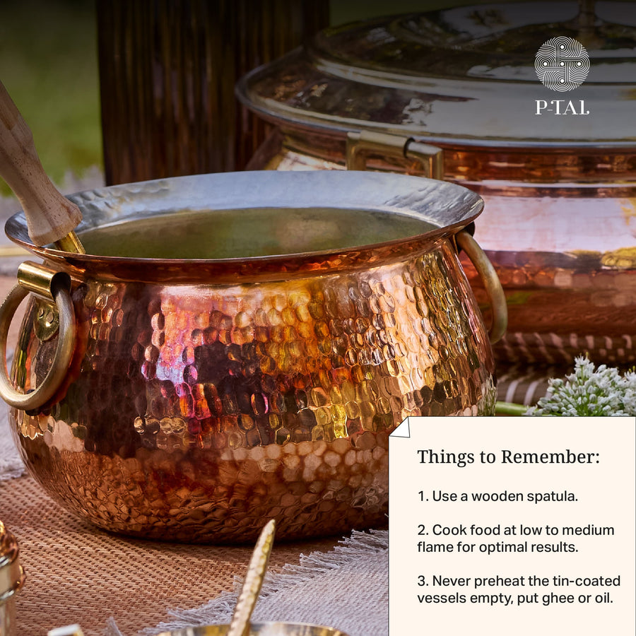 Copper Cooking Pot | Stew Pot/Dutch Oven – P-TAL
