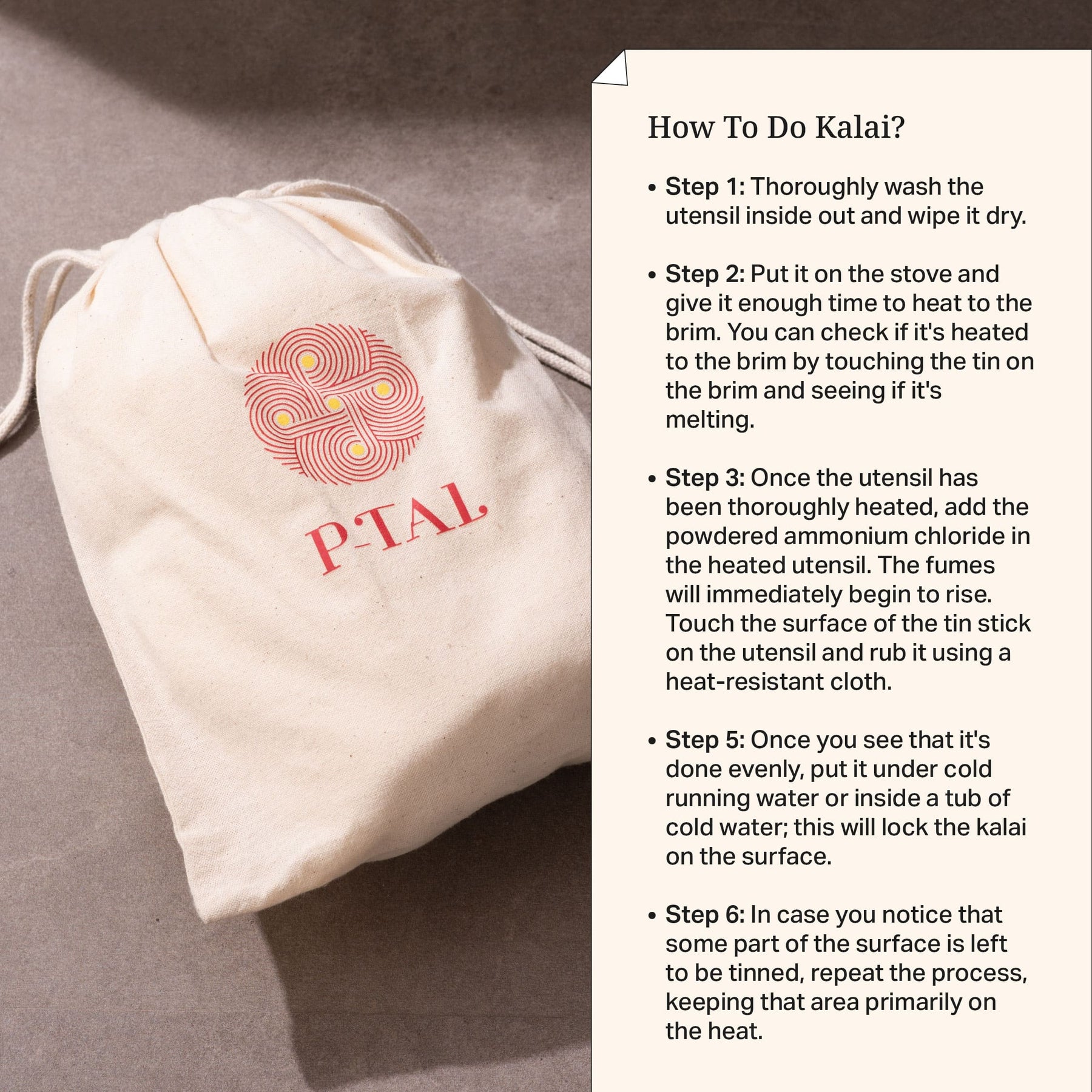 Kalai Kit | Tin Coating Kit for Cookware Utensils – P-TAL